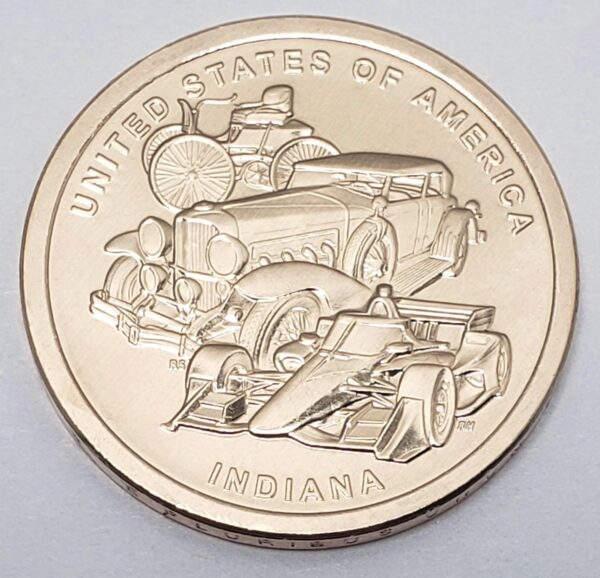 2023 D American Innovation Dollar Coin Indiana Race-Car *BU* **FREE ...