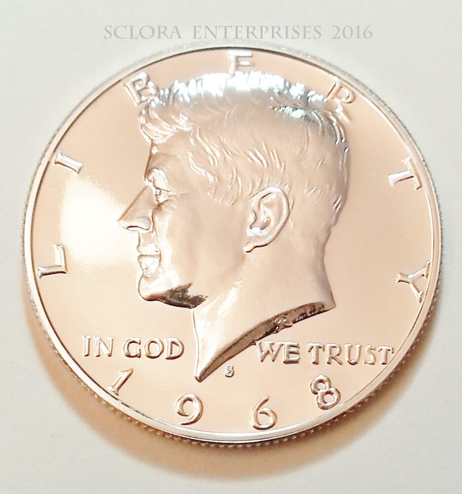 1968 S Kennedy Half Dollar *40% SILVER PROOF* **FREE SHIPPING ...
